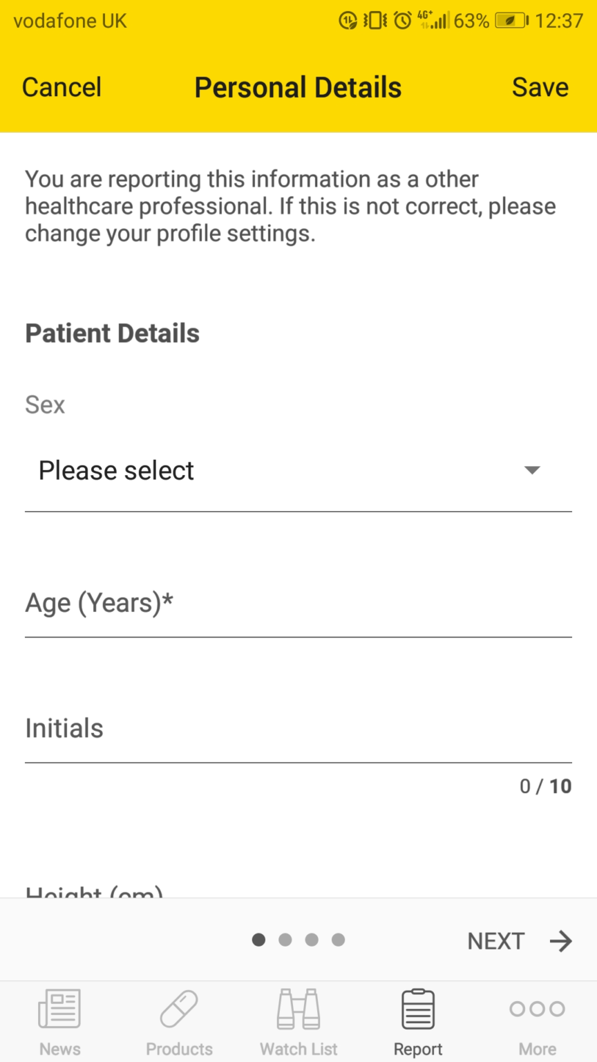 Yellow Card Scheme App – Yellow Card Centre Scotland
