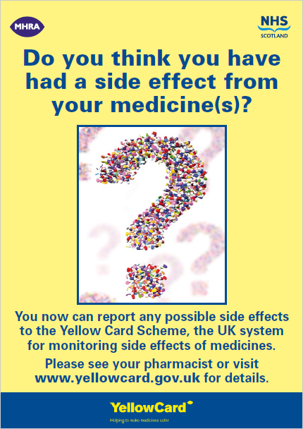 Informational & Promotional Material – Yellow Card Centre Scotland